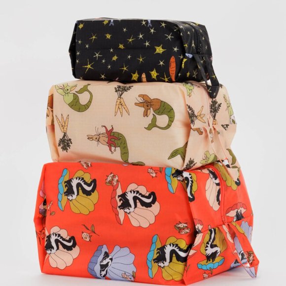 BAGGU | Bags | Nwt Baggu 3d Zip Set Sea Animals Star Fish Merbunny Half ...